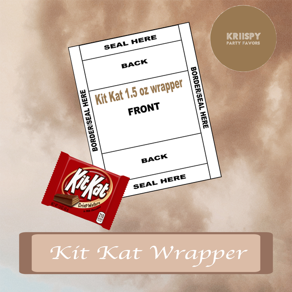 Kit Kat Wrapper Template – Kriispy Party Favors